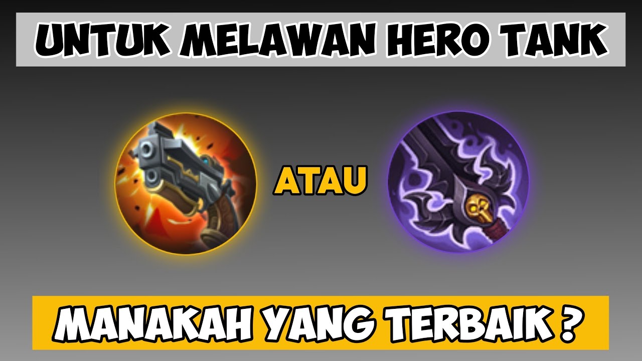 ITEM YANG COCOK UNTUK MELAWAN HERO TANK / HERO TEBAL 😱 | MOBILE LEGENDS ...