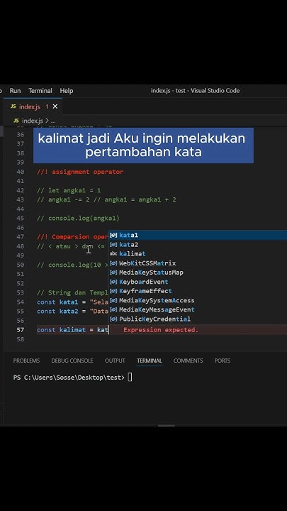 Javascript Dasar String Dan Template Literals Coding Javascriptcoding Javascripttutorial