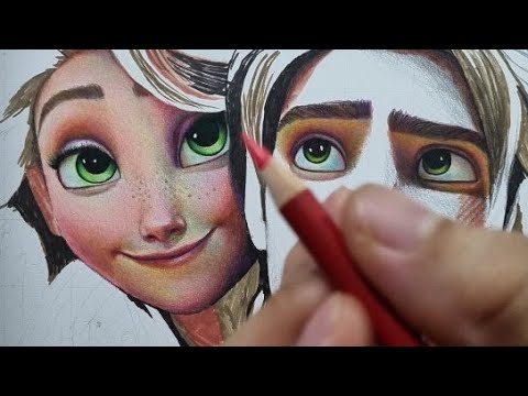 LIVE Colored Pencil DRAWING! How to Draw, Layer, Blend + Tutorial - YouTube