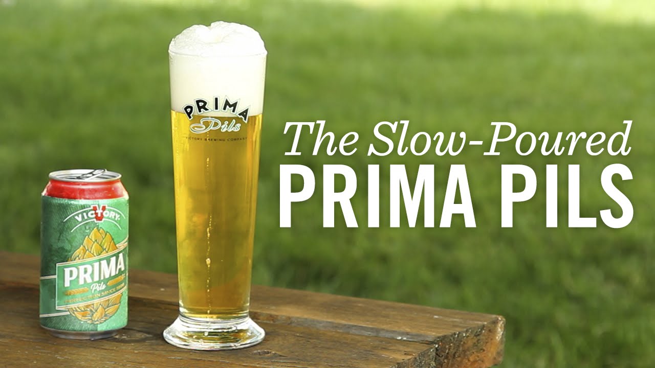 How to Slow-Pour Prima Pils - YouTube