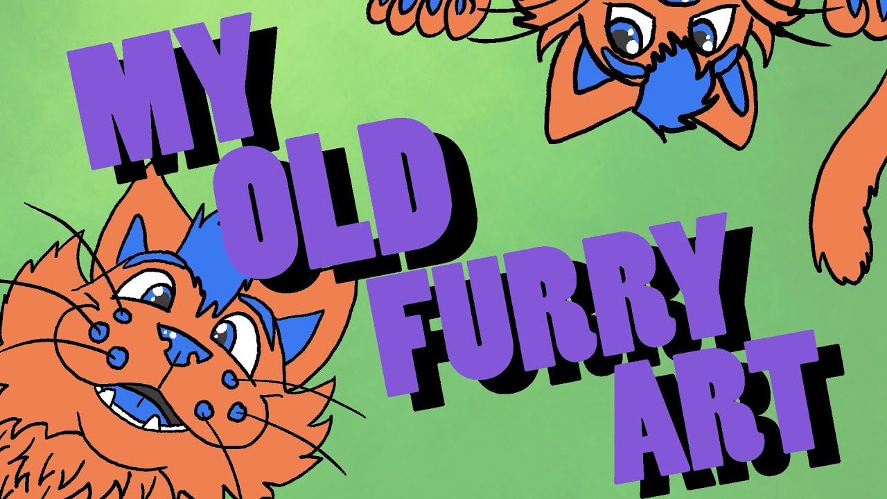My Furry Drawings from the 90s and Early 2000s - YouTube