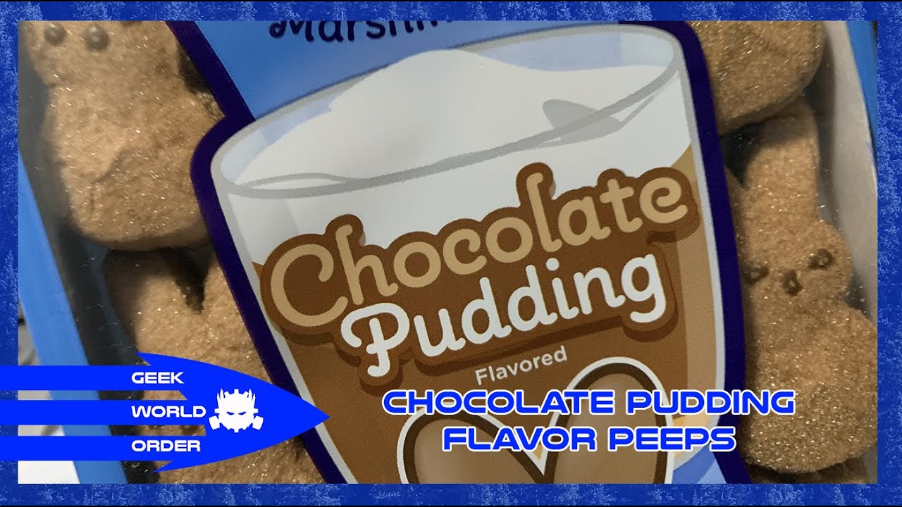 Chocolate Pudding Flavor Peeps - YouTube