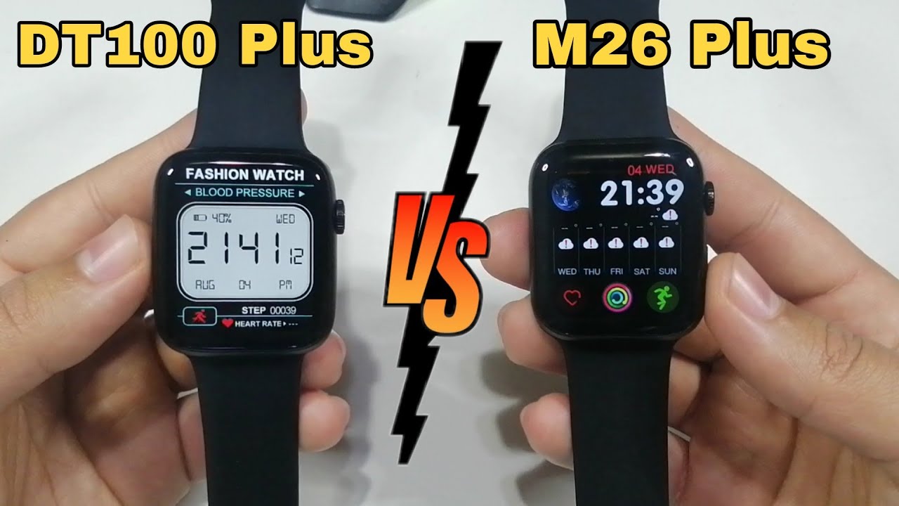 Confira! DT100 Plus vs M26 Plus Smartwatch - Qual é melhor? analise ...