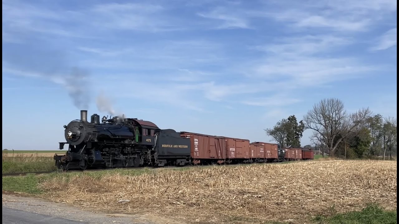 SP 6-Chime Whistle on N&W 475 with Strasburg Railroad Photo Freight ...