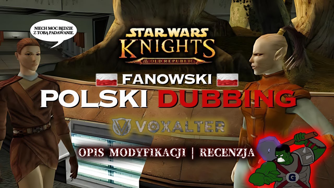 POLSKI DUBBING do Star Wars KOTOR! | Zobacz co może zdziałać DUBBING AI ...