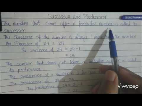 Successor and Predecessor Class 3 Maths Online Classes - YouTube