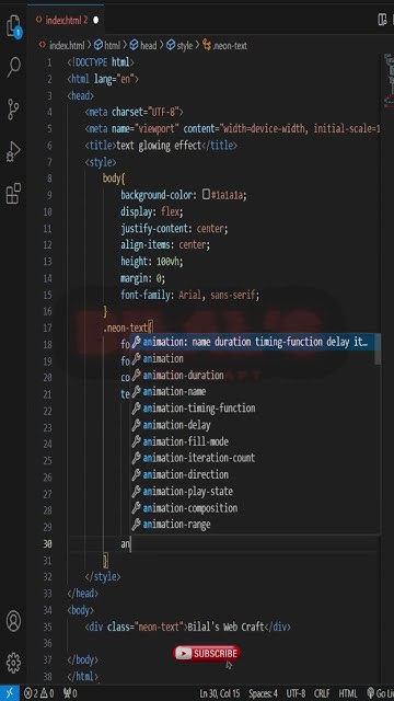 Text Glowing Effect Html Css Html Htmlcss Programming Css Ytshorts Htmllanguage Csshtml 