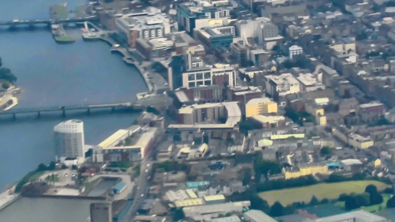 Limerick seen from plane 2017/07/31 - YouTube