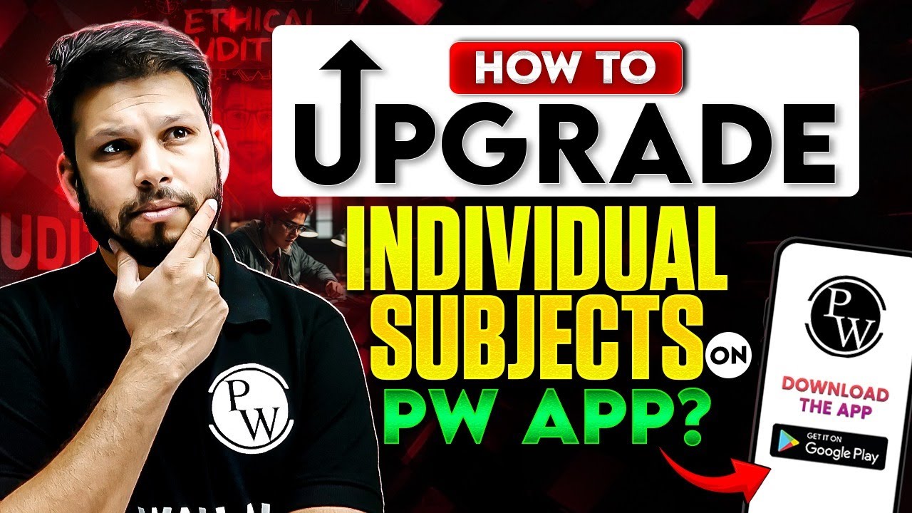 How to Upgrade Individual Subject On PW App?🤔 - YouTube