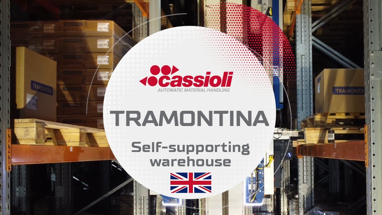 Automated Warehouse TRAMONTINA TEEC - CASE STUDY - Cassioli - YouTube