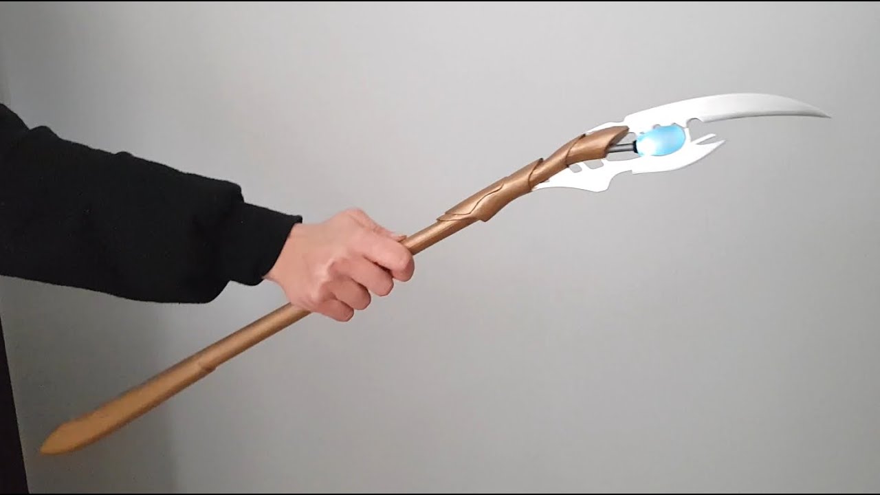 Taller de inventos. Cómo se hizo el CETRO o bastón de LOKI con madera ...