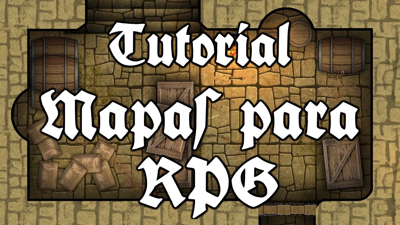Tutorial: Como fazer mapas para RPG usando GIMP - YouTube