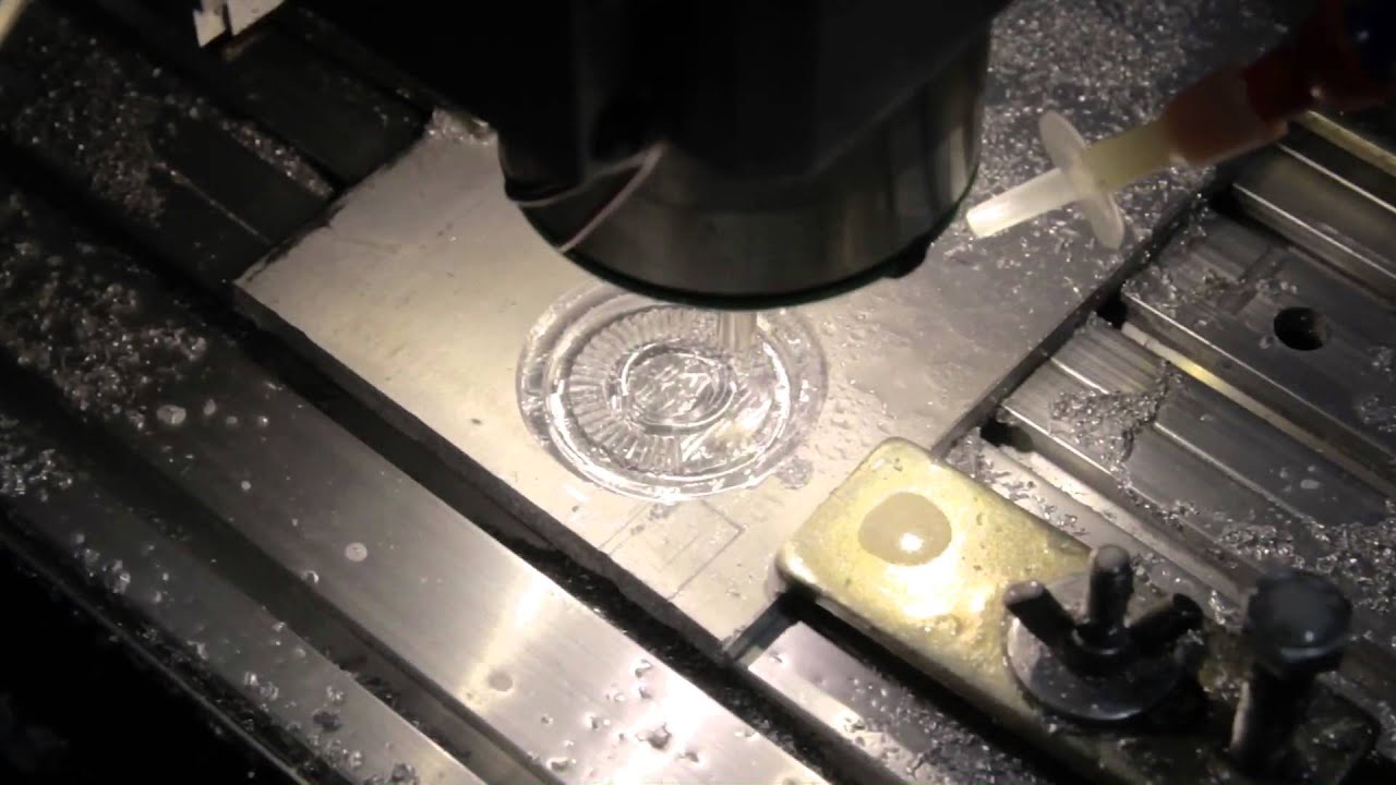 Rotating Rosette Lock CNC milling - YouTube
