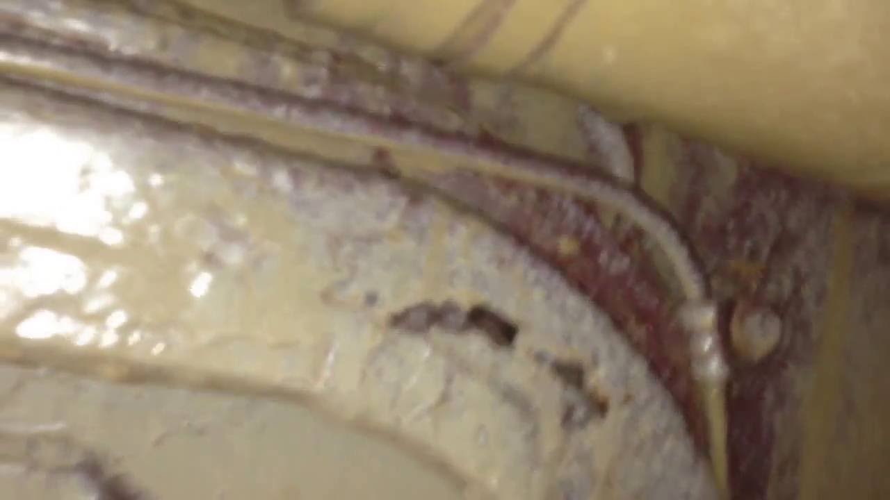 Ducted ventilation system in a vintage military tank at a museum - YouTube