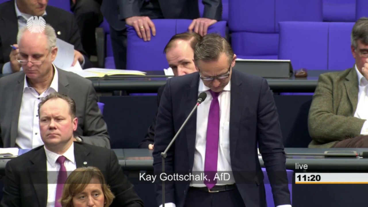 Handeln Sie endlich nach Gesetzen und Verträgen! - Kay Gottschalk - AfD ...