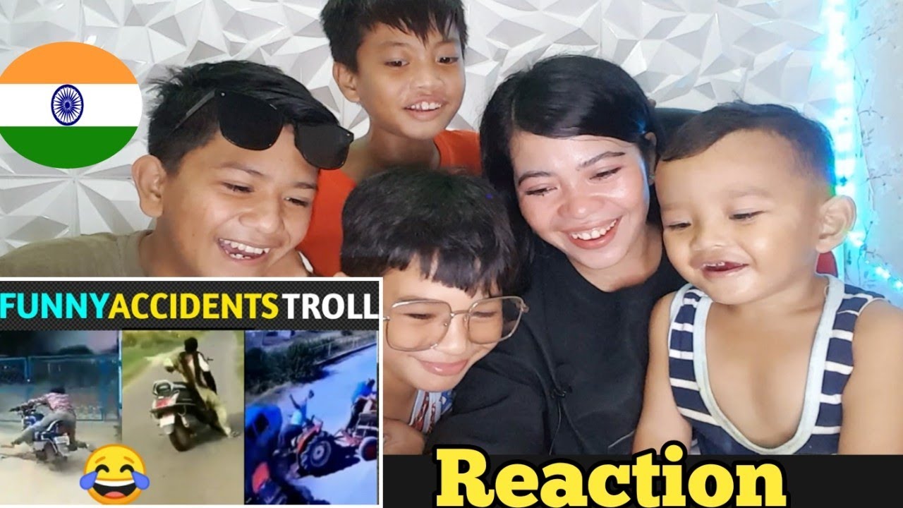 Indian Funny Accident Troll-- Reaction - YouTube