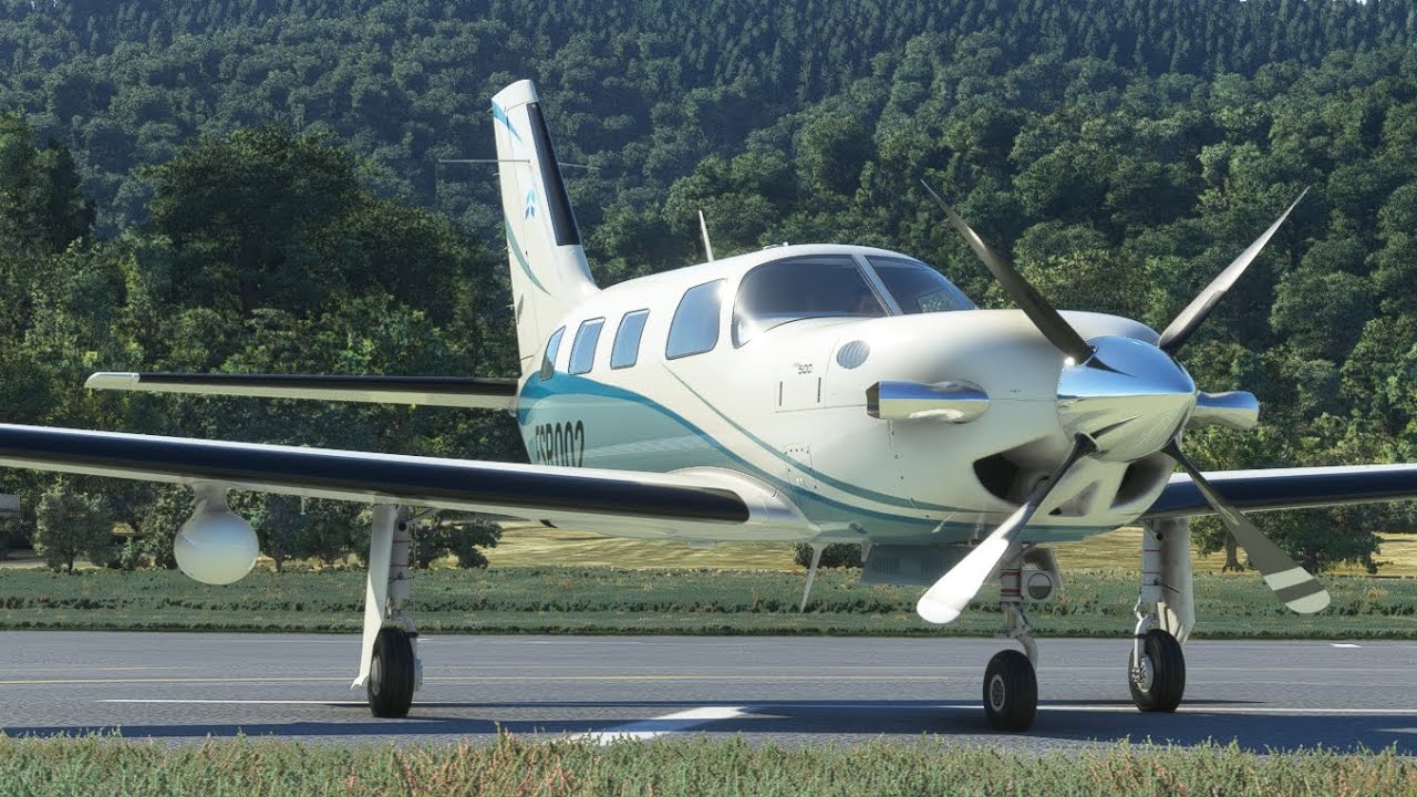 Flying the FSR500 (Piper M500) from Boonville to Ells Willits in ...