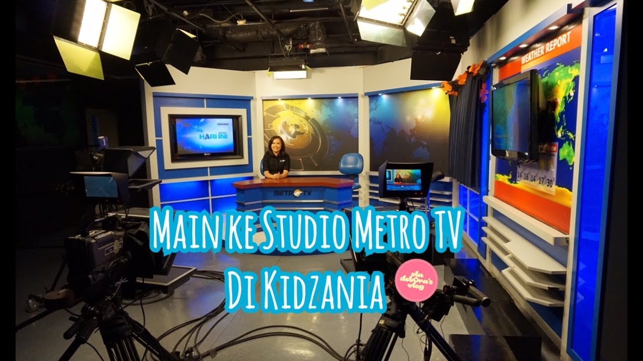 VLOG MAIN KE STUDIO METRO TV KIDZANIA - YouTube