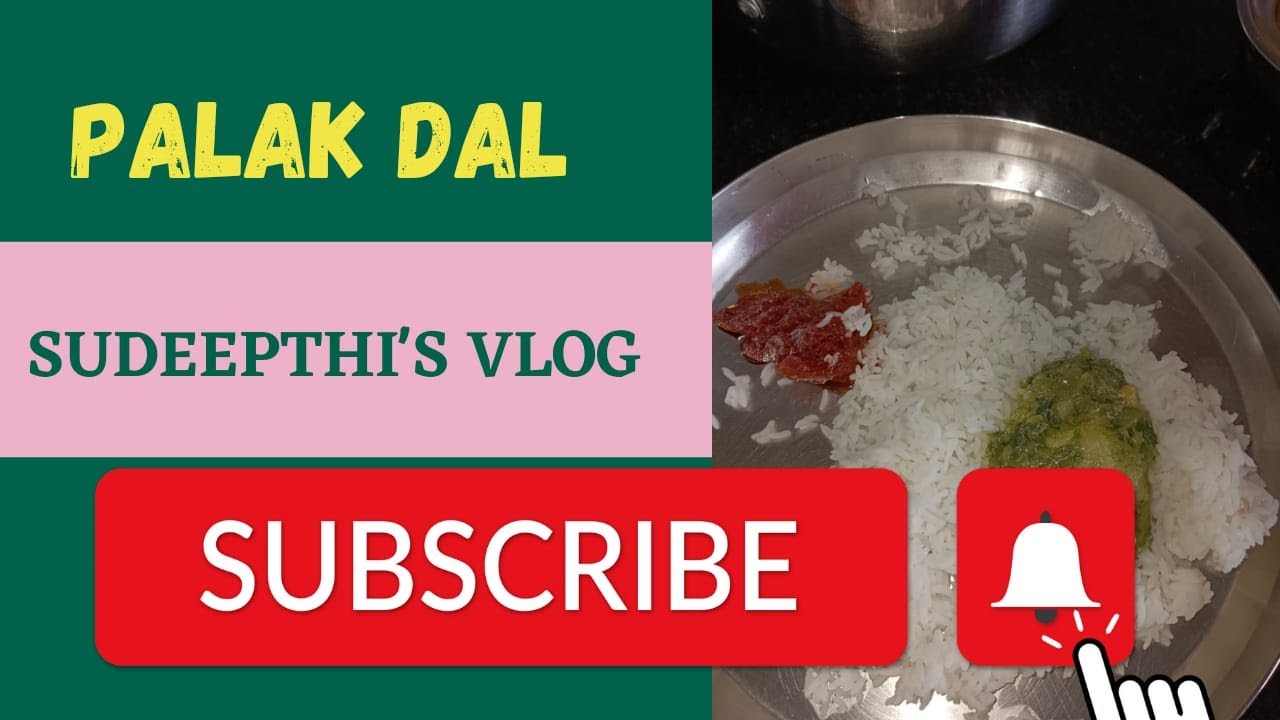 palak dal ll Dal recipes ll Palak toor dal recipe ll simple dal that ...