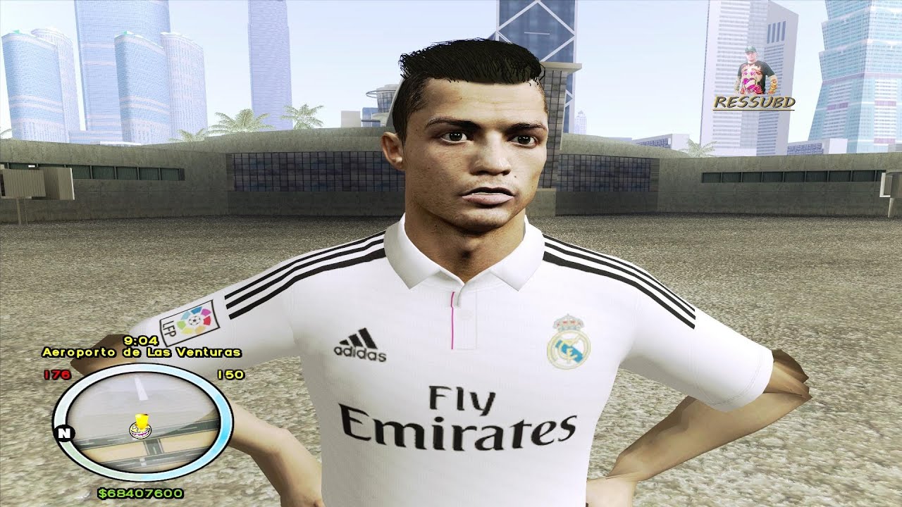 CRISTIANO RONALDO 2015 MOD GTA SA UHD 4K 4096 x 2160 DCI Standard ULTRA ...