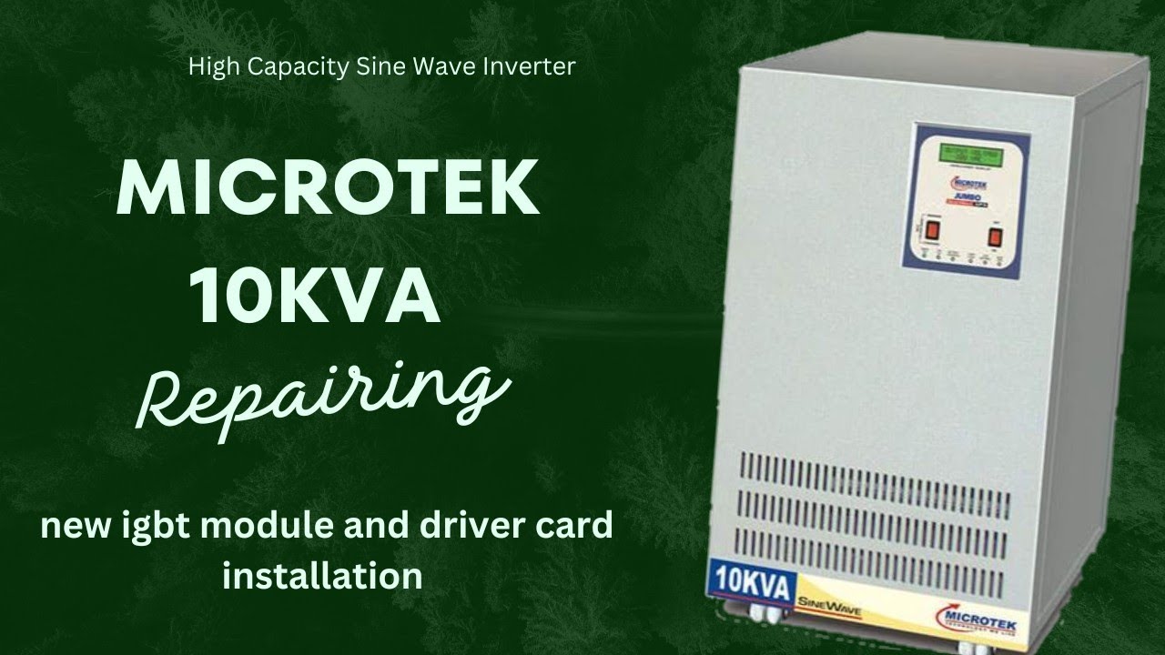 Microtek 10 kva sine wave inverter igbt change inverter repairing # ...
