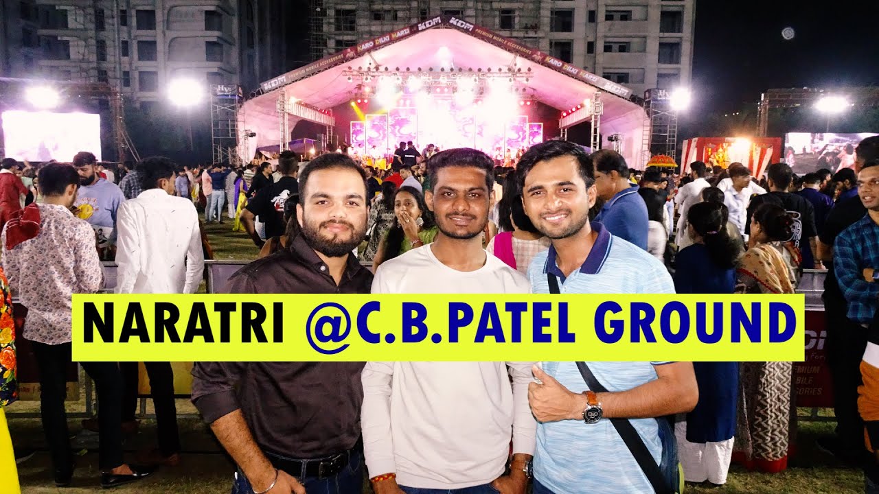 NAVRATRI AT C.B.PATEL GROUND,SURAT | NAVRATRI DAY-2 | BEST PLACES TO ...