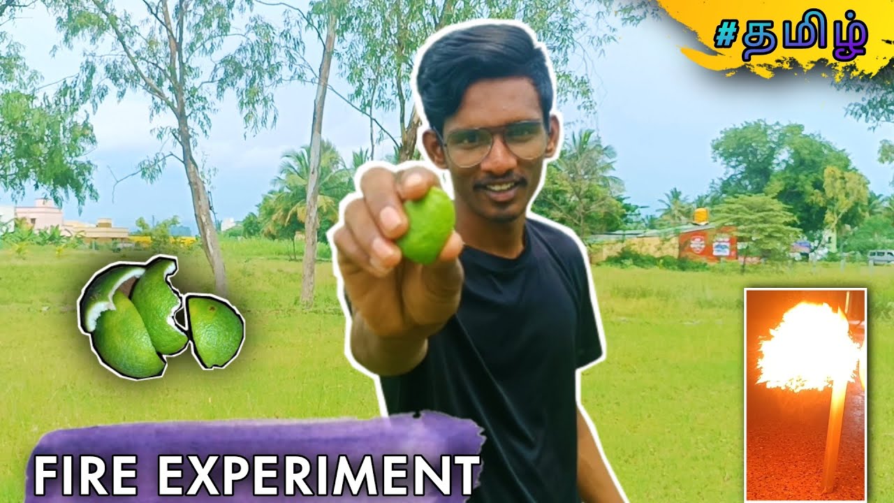 Orange experiment/Fire 🔥experiment with orange/smg force/தமிழ் ...