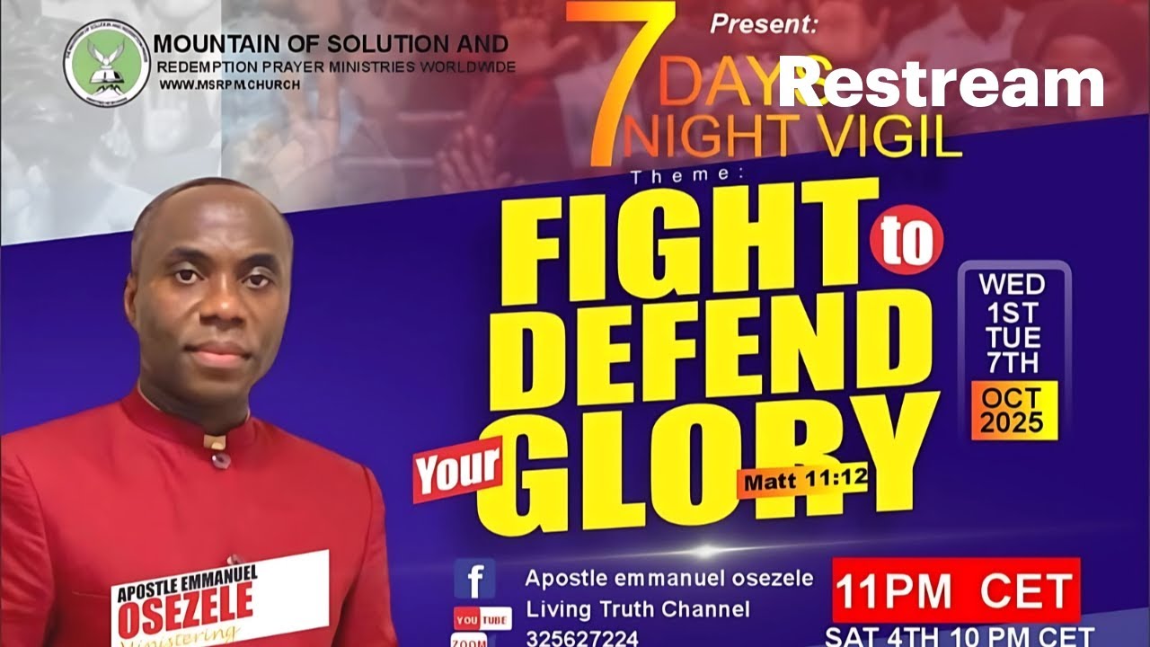 MSRPM 7 DAYS NIGHT VIGIL, DAY 7, 11 PM CET 07.10.2025 - YouTube