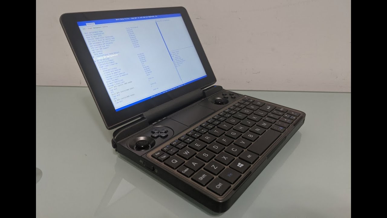 GPD Win Max: Power user features (Adjust CPU settings, boot from USB ...