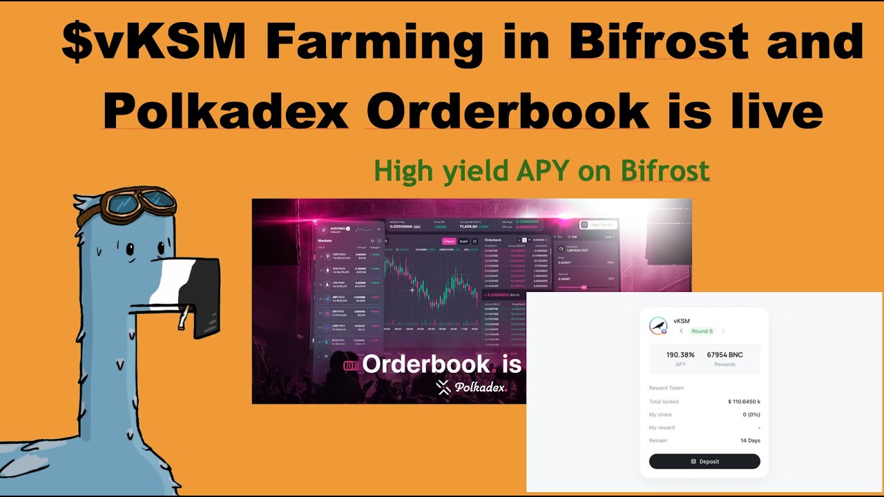 vKSM Farming in Bifrost and Polkadex Orderbook is live, and update on PolkaWorld and TNKR - YouTube