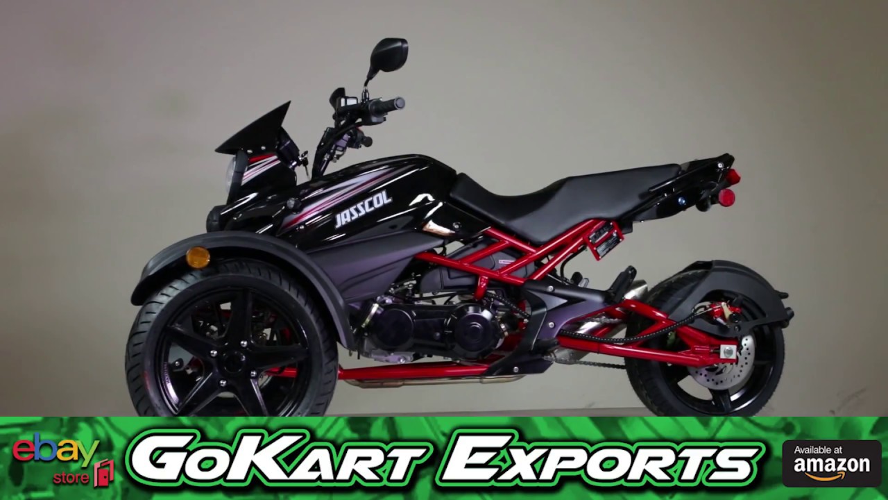 the new fully automatic trike black on red frame new to the USA market ...