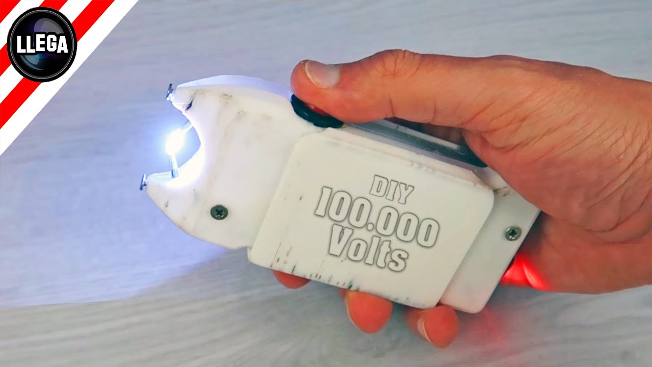 How to make a taser with homemade tools - YouTube