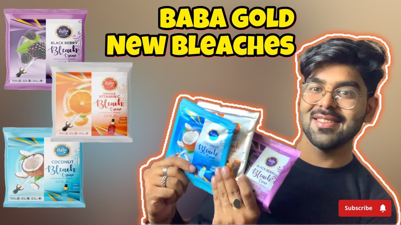 Baba Gold New Bleach’s Honest Review | Coconut Bleach,Vitamin C Bleach ...