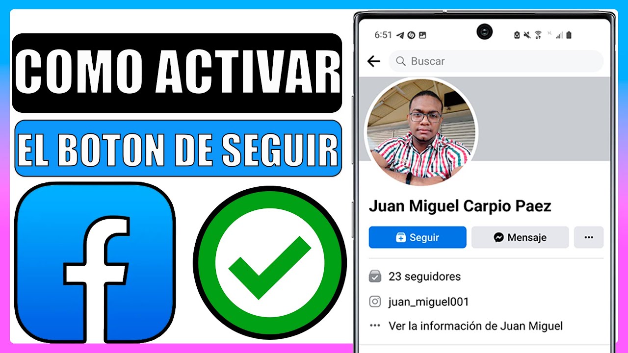 🔴Como activar el boton de seguir en mi perfil de facebook 2023 - YouTube