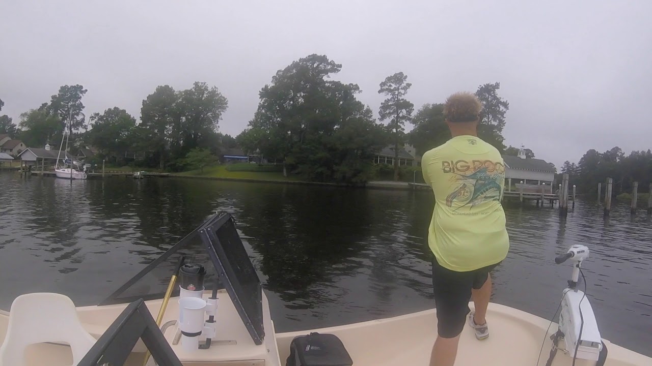 Topwater fishing off of the Pamlico River in Bath, North Carolina - YouTube