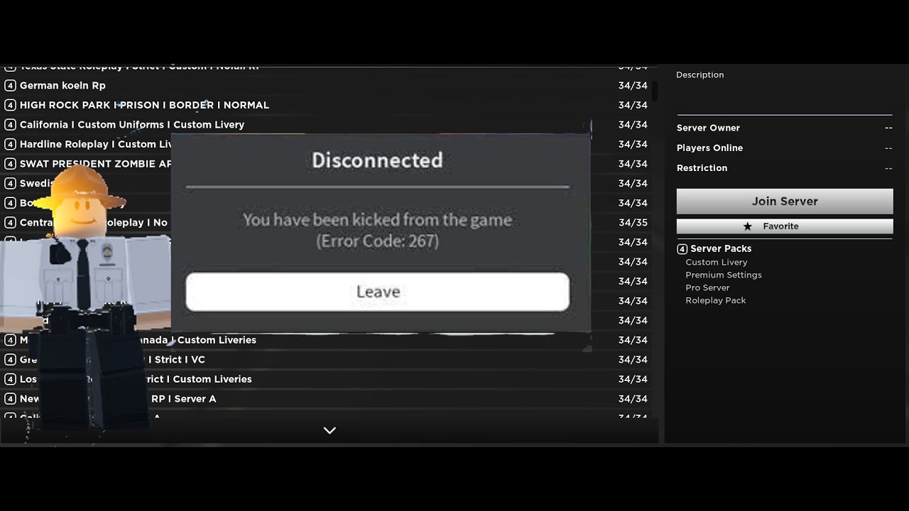 Trolling in ERLC private servers and getting BANNED... (Emergency ...