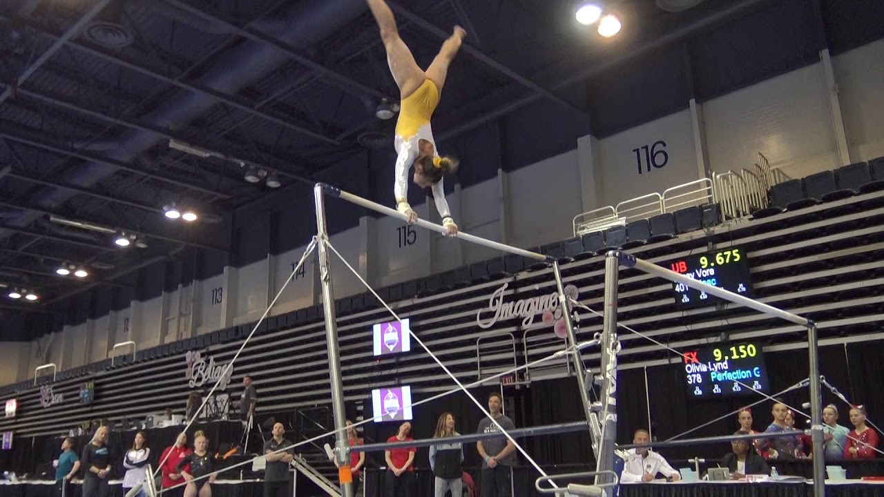 Delanie Harkness, Twistars | L10 Bars 2019 Region 5 Championships - YouTube