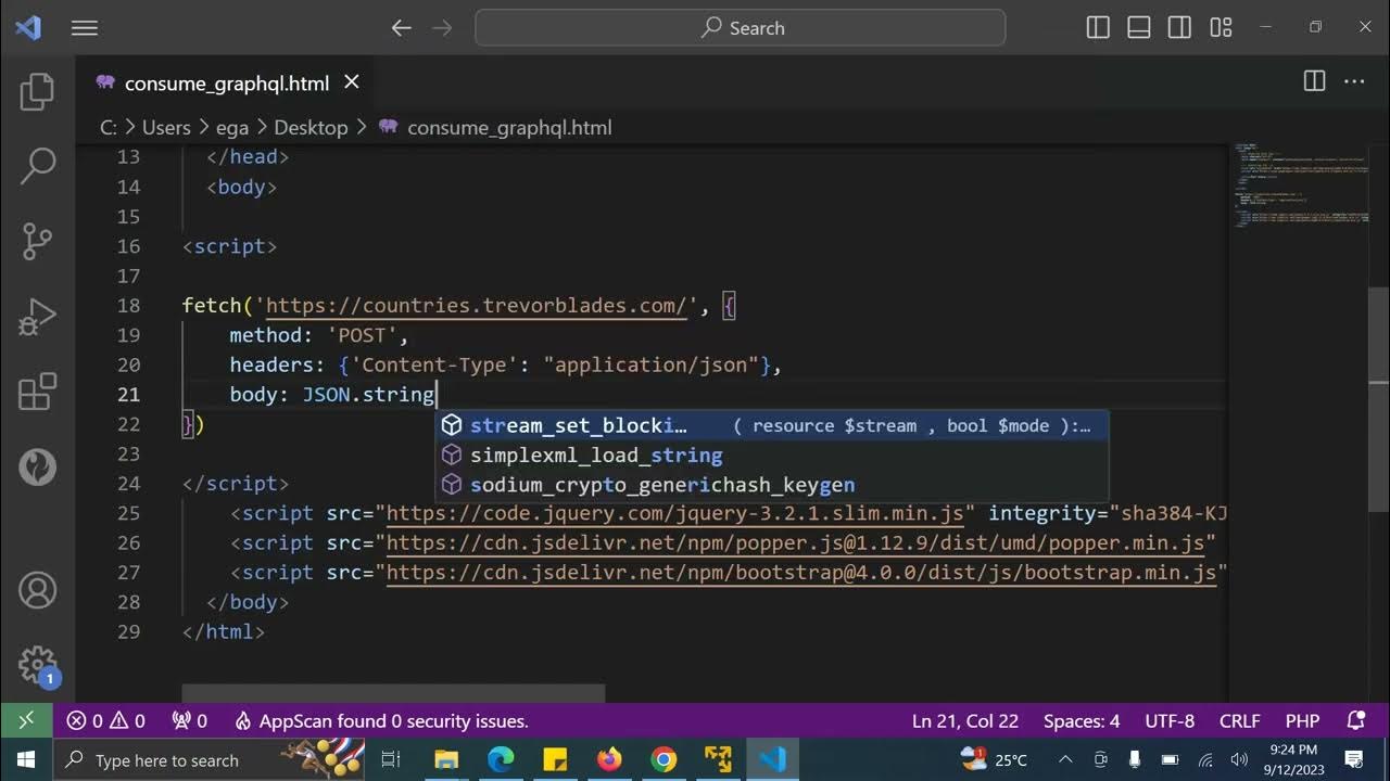 How To Consume Graphql Endpoint Using Javascript Fetch Youtube