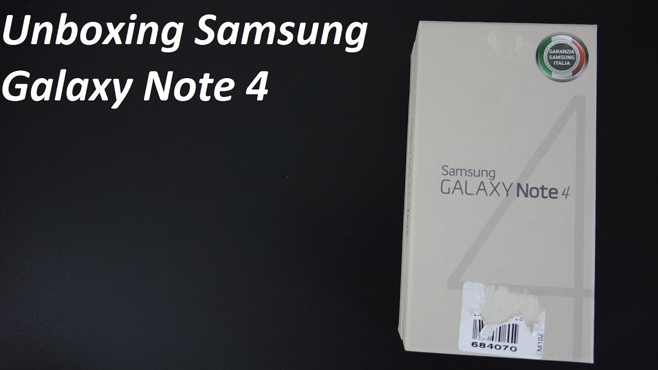 Samsung Galaxy Note 4 unboxing by MobileExperience - YouTube