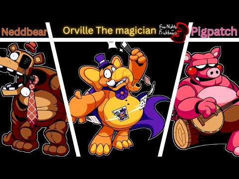 Orville, Pigpatch and Neddbear (Mediocre Melodies) | Frickbear's 3 teaser