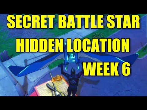 Fortnite - Bonus Battle Pass Star Secret Location (Week 6) - YouTube