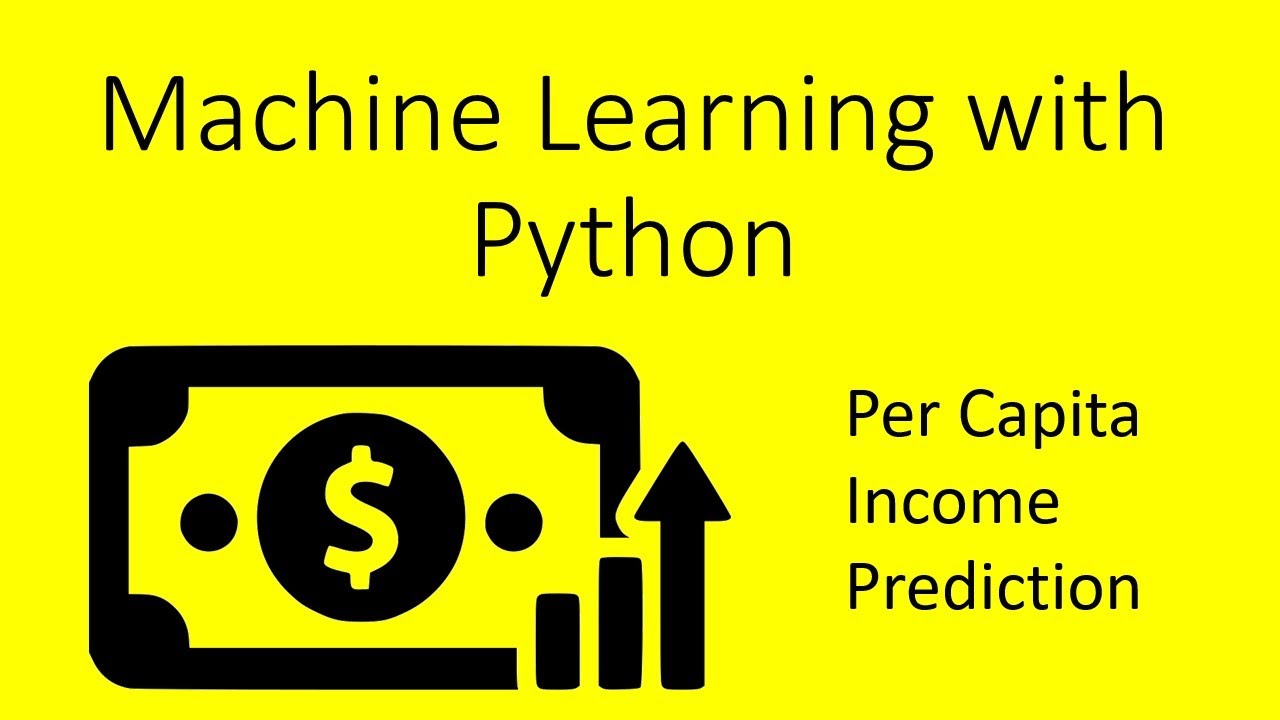 Machine Learning with Python : Prediction of canada per capita income ...