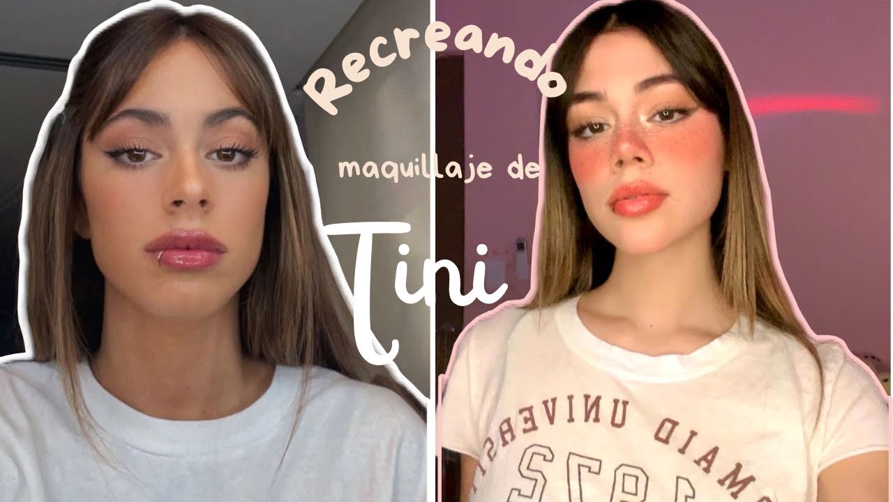 Recreando MAQUILLAJE de TINI ⭐️/ FÁCIL - YouTube