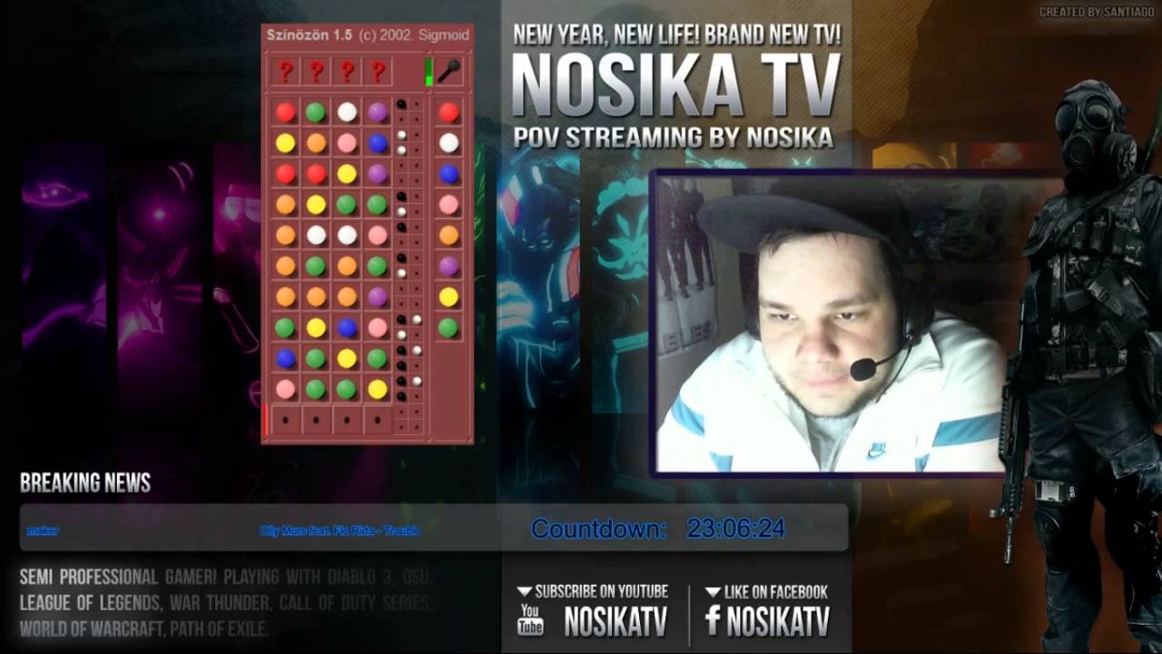 Nosika színözön - YouTube