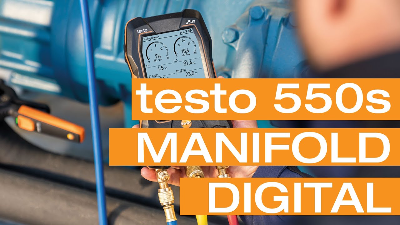 testo 550s - manifold digital - YouTube