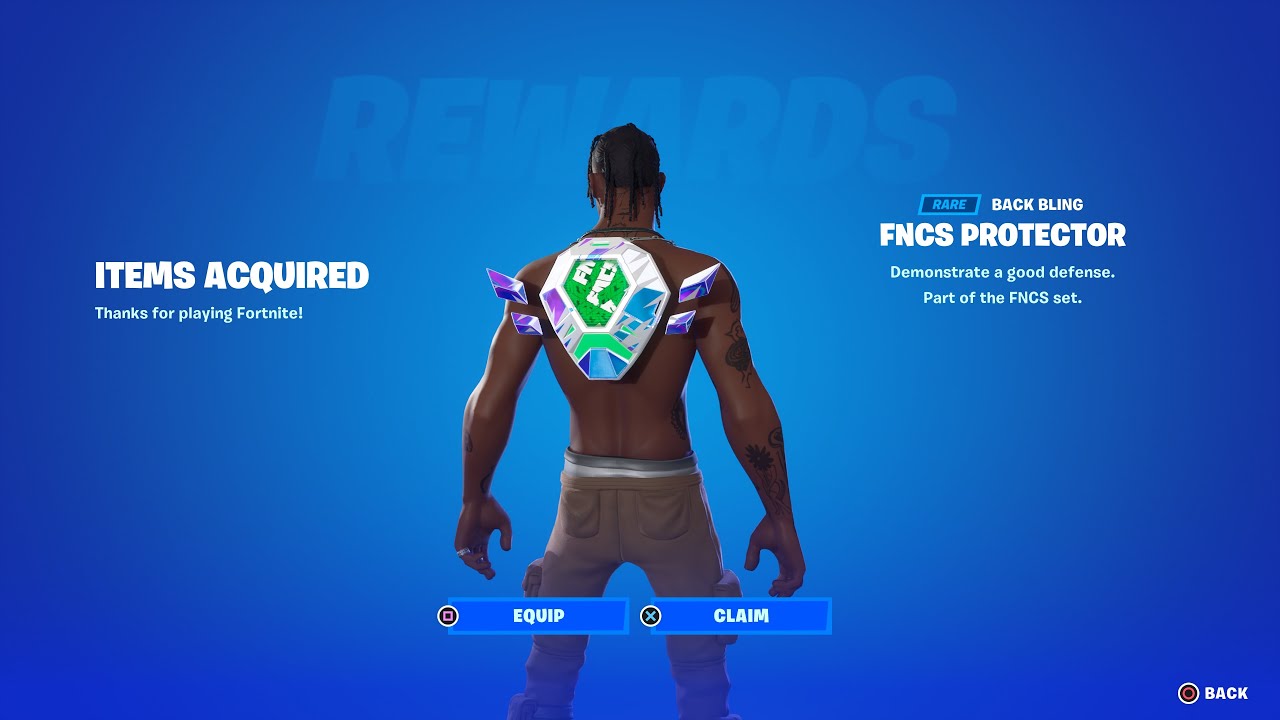 HOW TO GET FNCS PROTECTOR BACK BLING IN FORTNITE! - YouTube