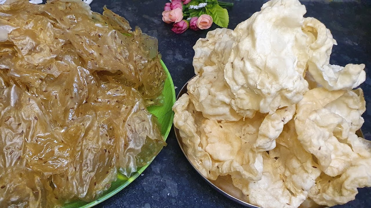 Vadiyalu||Rice and sabudana Vadiyalu || crunchy,tasty and healthy ...