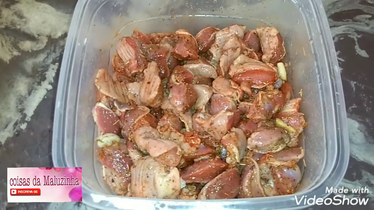 Moela de frango 😋 - YouTube