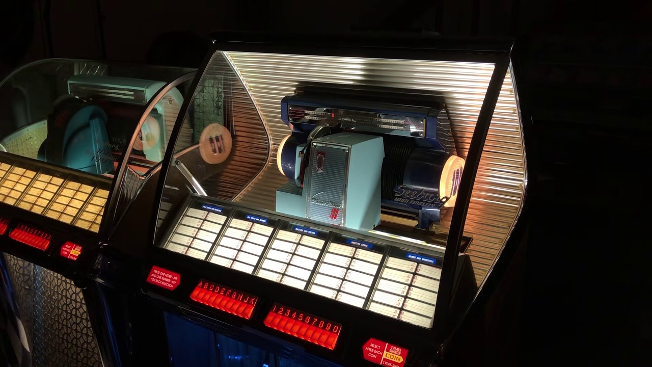 1954 100 Select Seeburg R Jukebox - YouTube