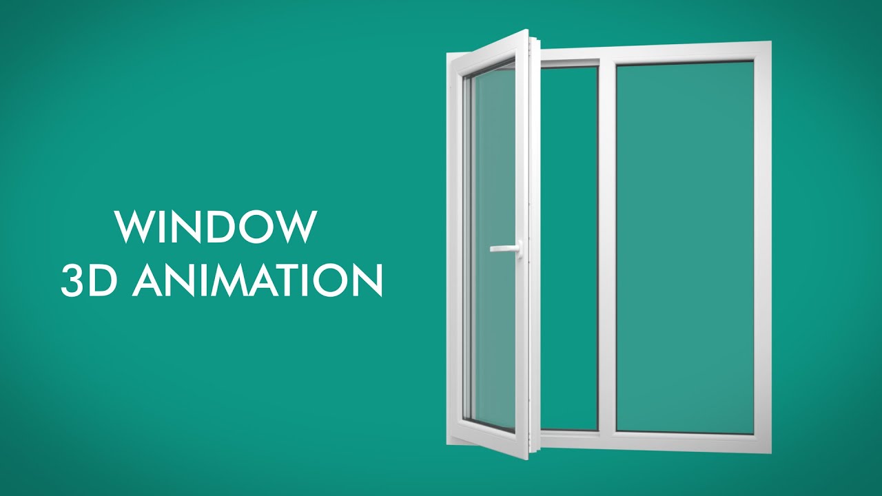 3D window animation for FENSTERBAU FRONTALE 2022 - YouTube